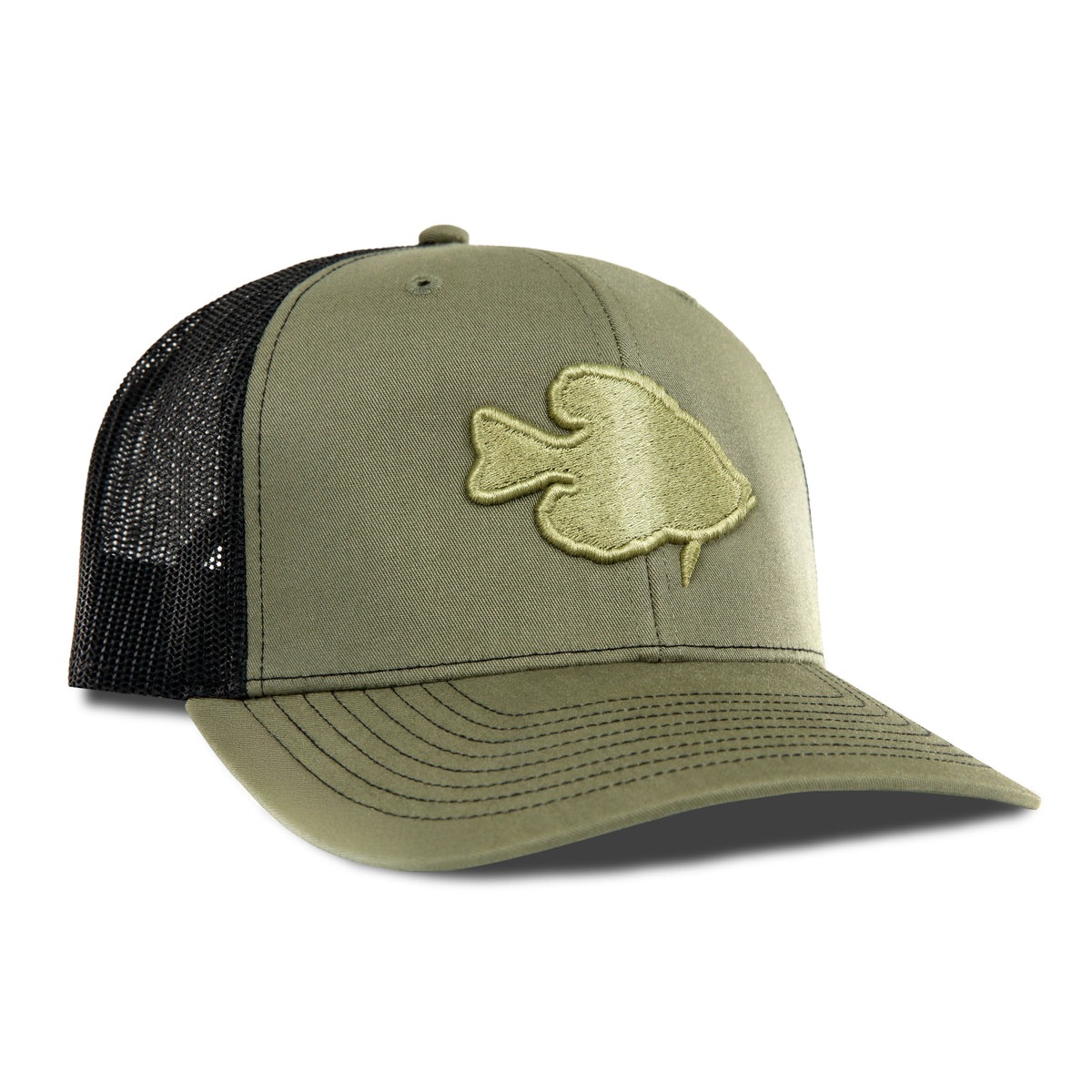 Wavy Embroidered 3D Puff Crappie Hat - Wavy Label